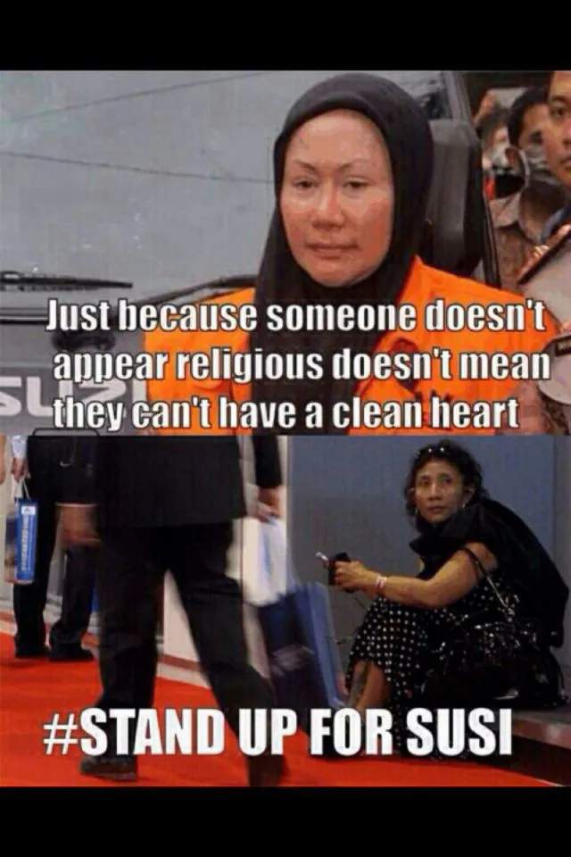 Kumpulan Memes Lucu Susi Pudjiastuti, Menteri Baru Kita yang Nyentrik!
