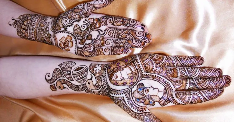 16 Inspirasi Henna Art Anti Mainstream, Demi Momen Pernikahan yang Tak ...