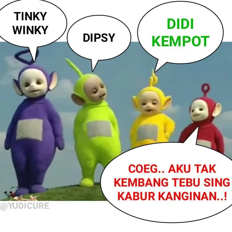 Silakan Cekikan dan Senyum Sendiri Lihat 25 Meme Teletubbies Ini