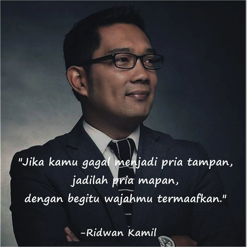 12 Quotes Ridwan Kamil, Dari Yang Memancing Tawa Hingga Yang Menampar ...