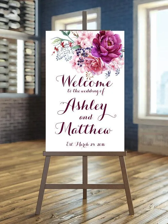 12+ Inspirasi Wedding Sign Gaya Rustic untuk Pernikahan. Lebih dari ...