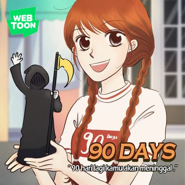 Webtoon 90 Days: Menghitung Akhir Kehidupan Seorang Gadis Anti Sosial