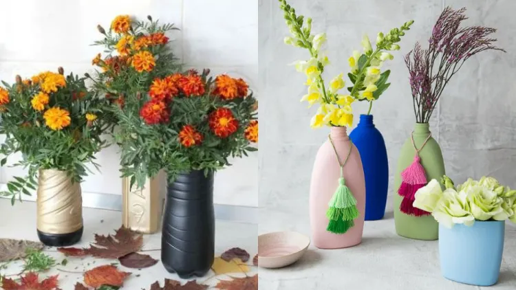 6+ Cara Membuat Pot Bunga dari Botol Bekas