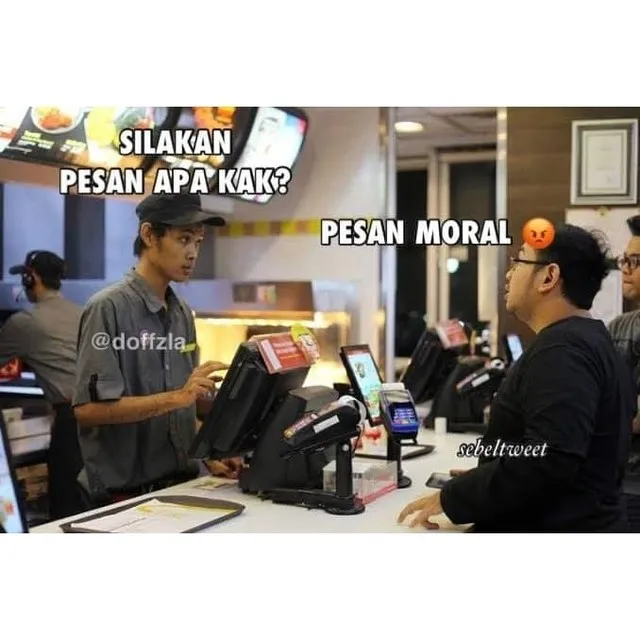 Kumpulan Meme Percakapan Dua Orang yang Ngeselin tapi Banyak yang Relate