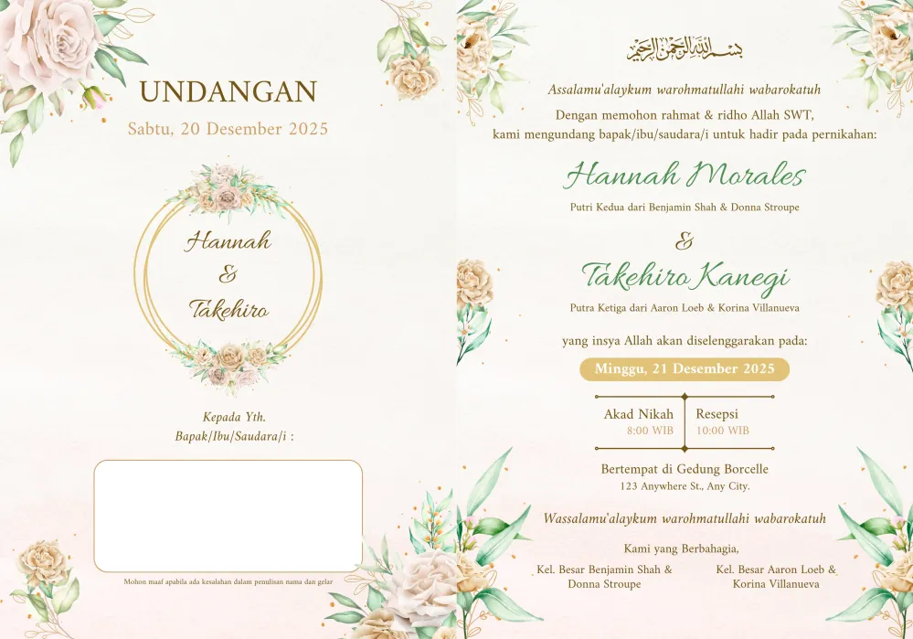 Contoh Kata-Kata Undangan Pernikahan, Singkat Namun Berkesan