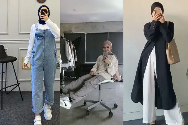 10 Ide OOTD Hijab Casual yang Simple, Stylish dan Kekinian