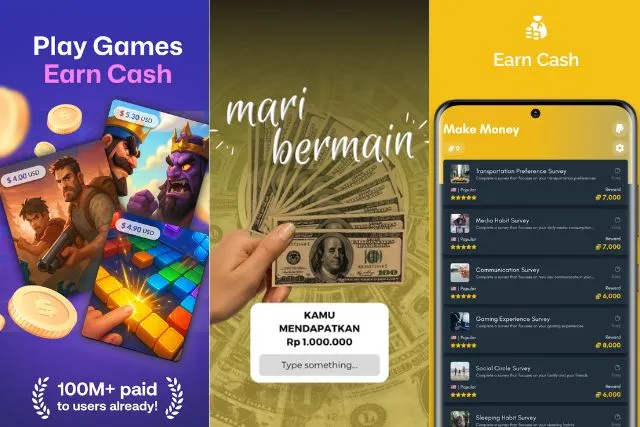 5 Game Penghasil Uang Tanpa Iklan Legit Untuk Berburu Cuan!