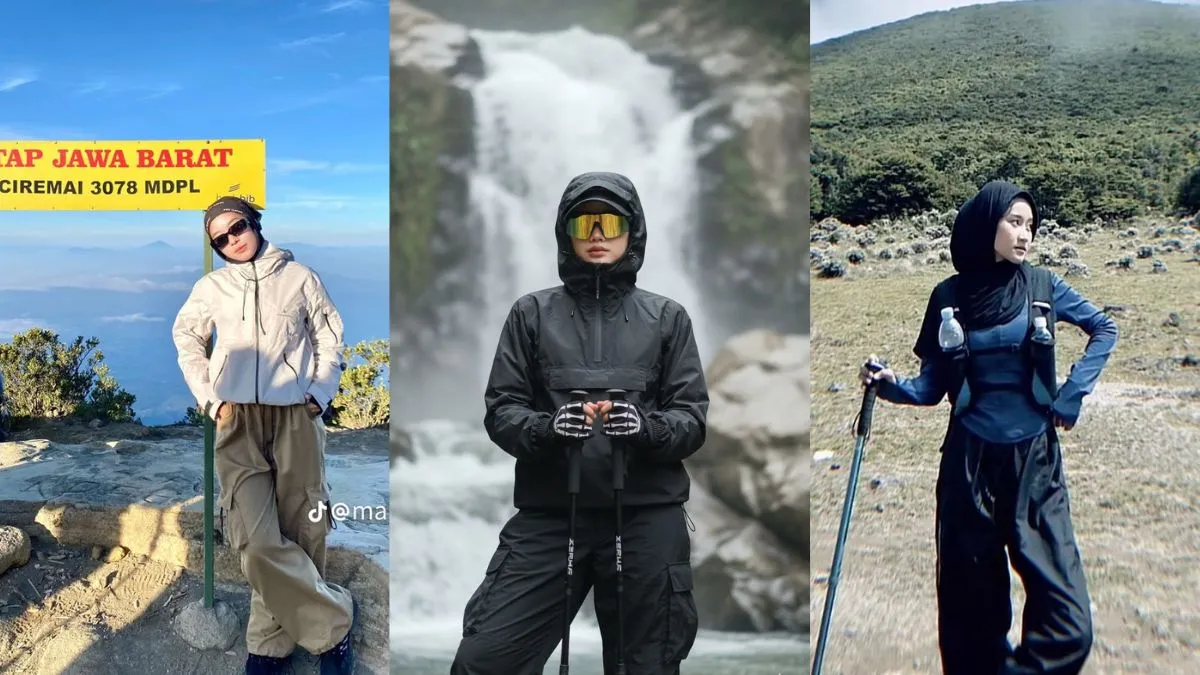 7 Outfit Naik Gunung Hijab yang Stylish, Nyaman & Aman