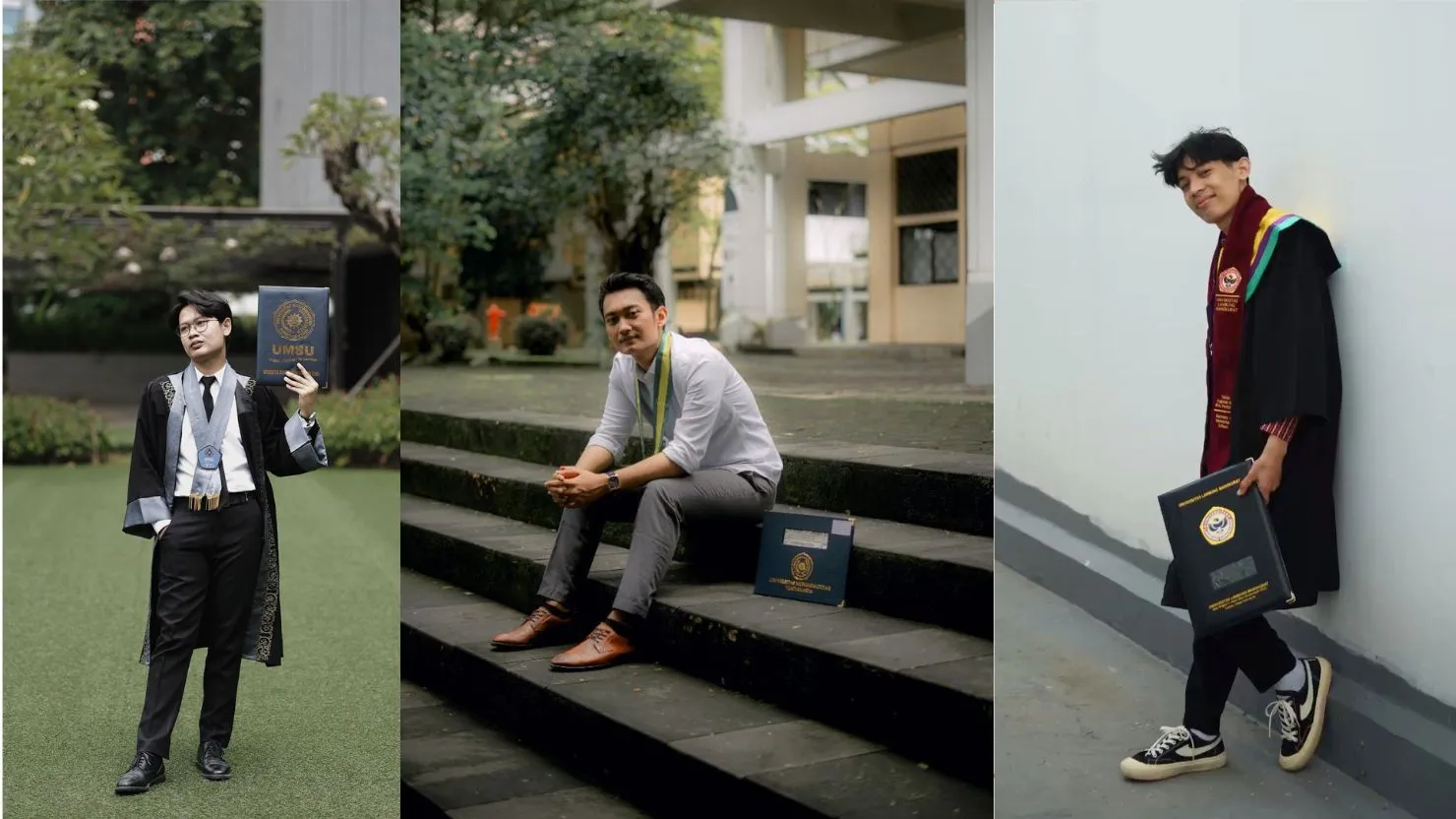 7 Outfit Wisuda Pria yang Bikin Foto Kelulusan Makin Keren