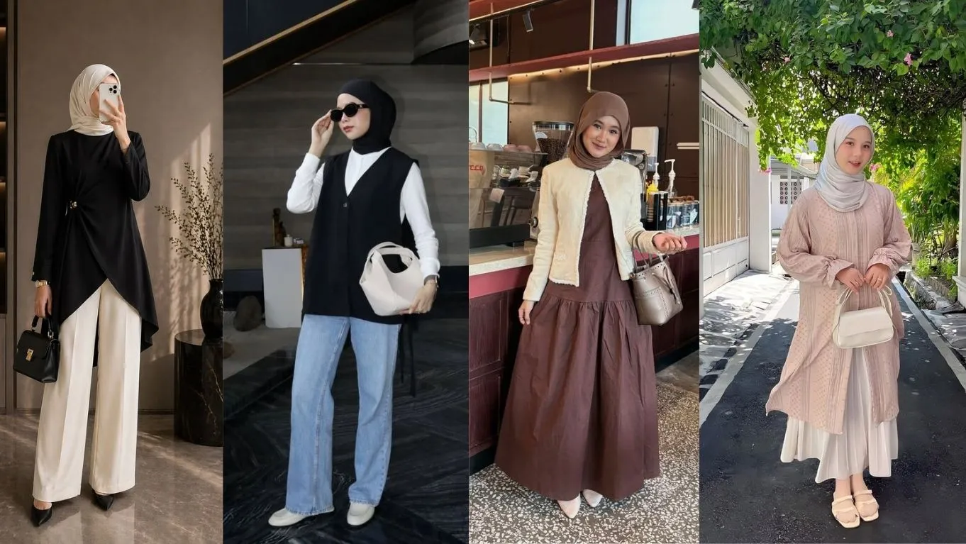 9 Outfit Ambil Raport Hijab yang Modis, Sopan, dan Bikin Pangling!